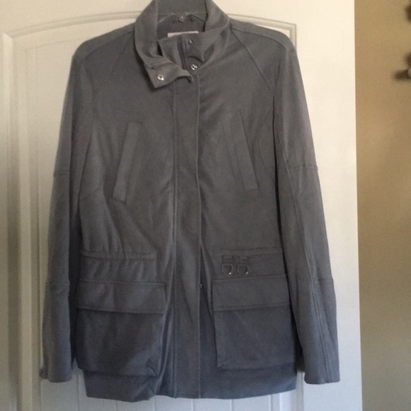 Kenneth Cole | Jackets & Coats | Classy Grey Zip And Button Jacket ...